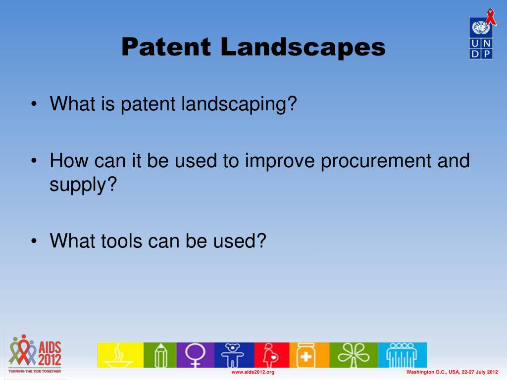PPT - Why do we need patent landscapes and what tools can be made ...