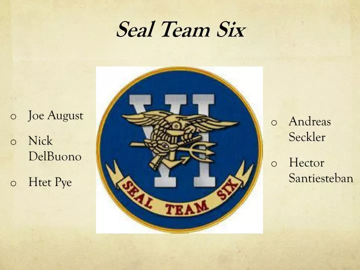 PPT - Seal Team Six PowerPoint Presentation, free download - ID:1600774