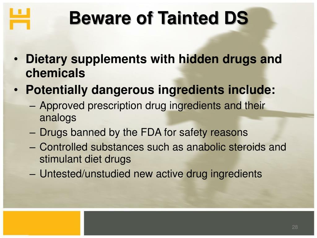 PPT - Dietary Supplement Education for DoD Healthcare Providers ...