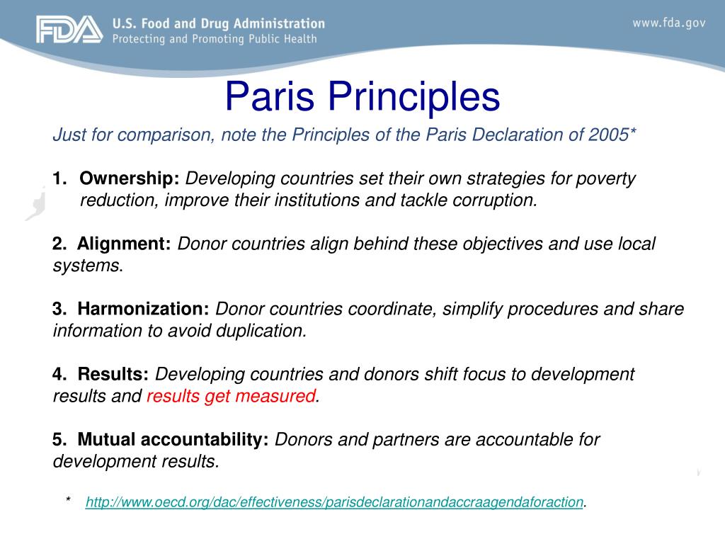 PPT - A Purposeful Engagement: FDA’s International Food Safety Capacity ...