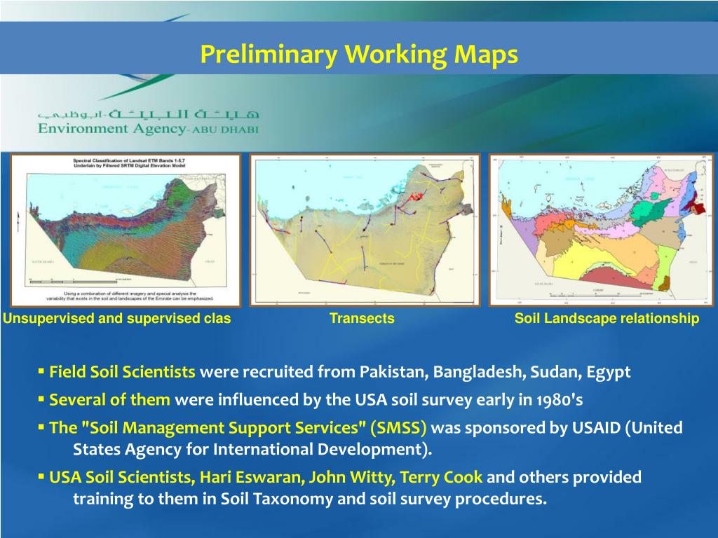 PPT - Soil Survey of Abu Dhabi and Future Land Use Planning Mahmoud ...