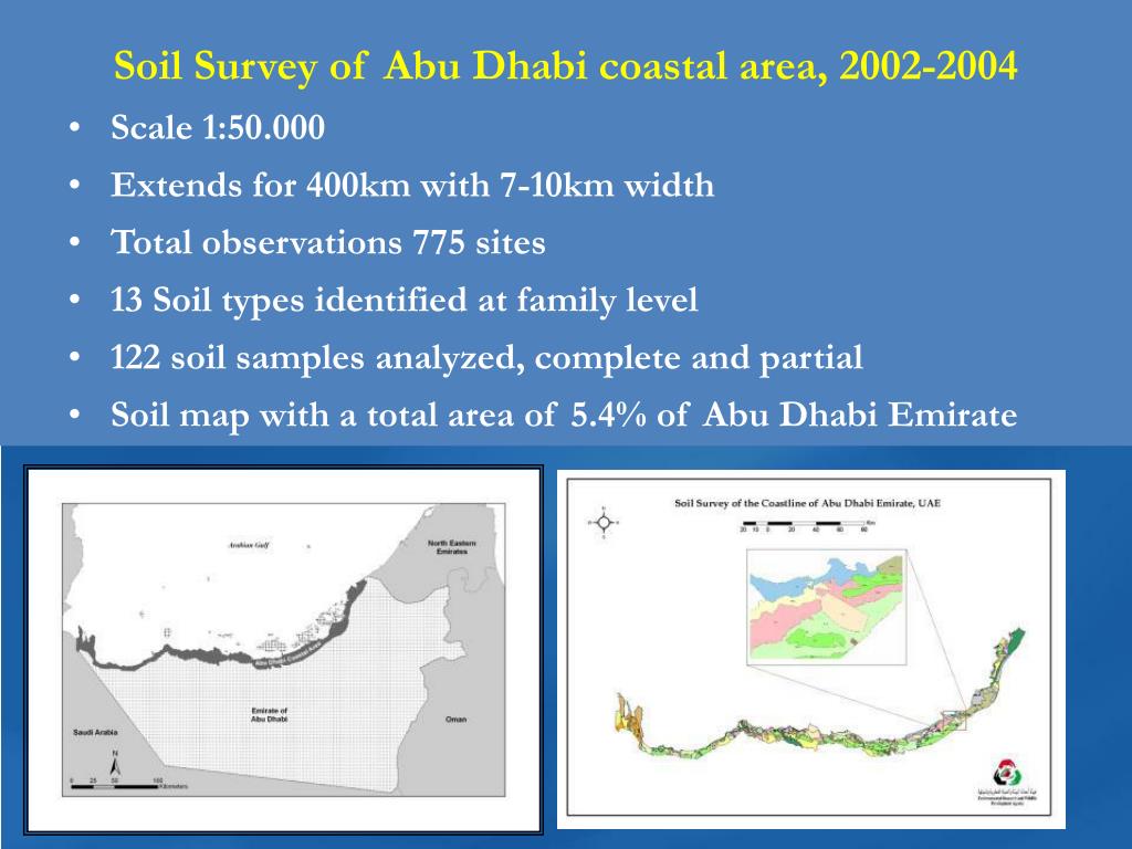 PPT - Soil Survey of Abu Dhabi and Future Land Use Planning Mahmoud ...
