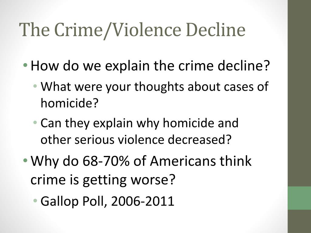 PPT - Criminal Violence in the United States PowerPoint Presentation ...