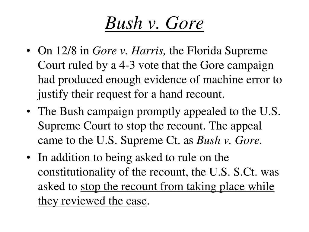 PPT - The 2000 Presidential Election Controversy PowerPoint ...