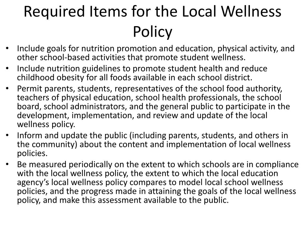 PPT - Obesity Prevention Efforts Through USDA Child Nutrition Programs ...
