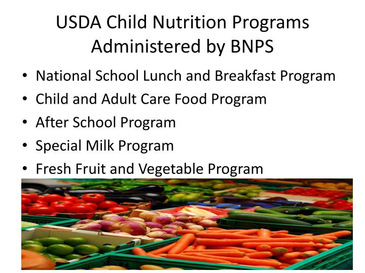 PPT - Obesity Prevention Efforts Through USDA Child Nutrition Programs ...