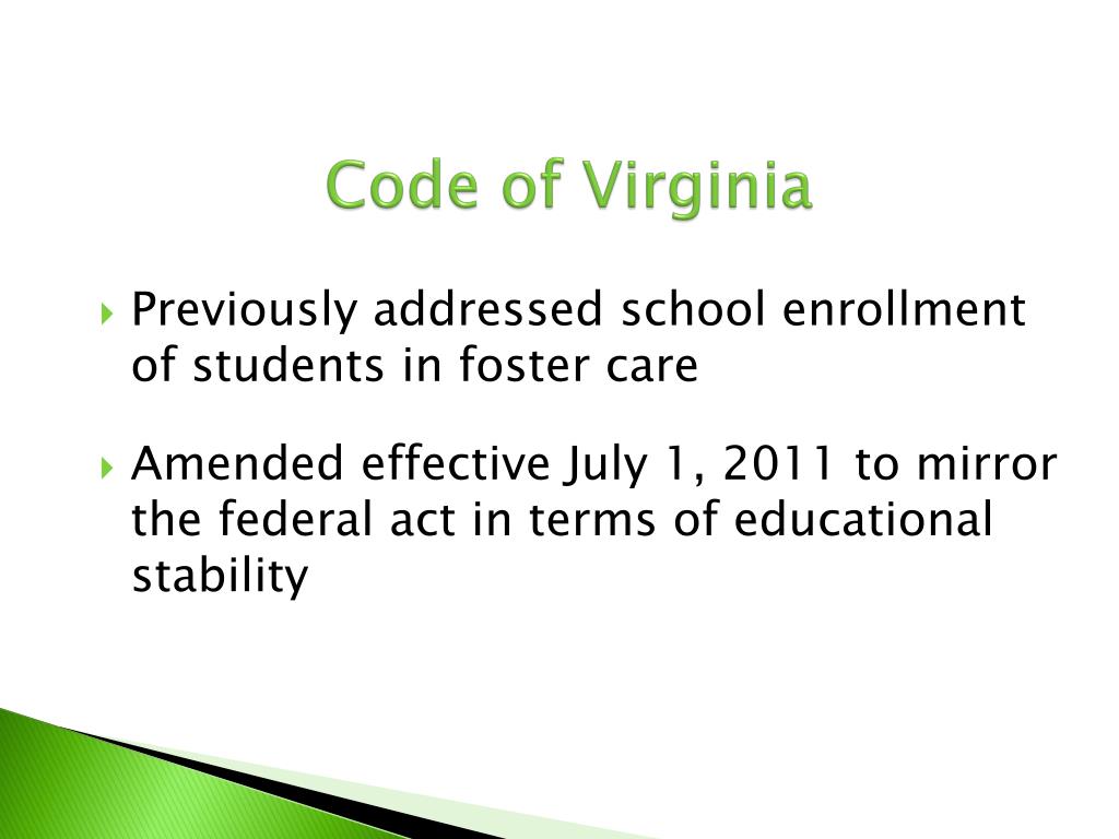 PPT - Educational Stability for Children in Foster Care Collaboratively ...