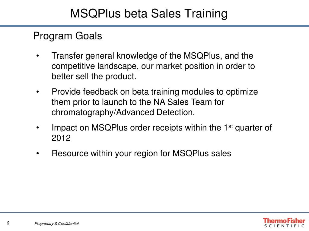 PPT - MSQ Plus North America Sales Training Chapter 2 – MS Modules ...