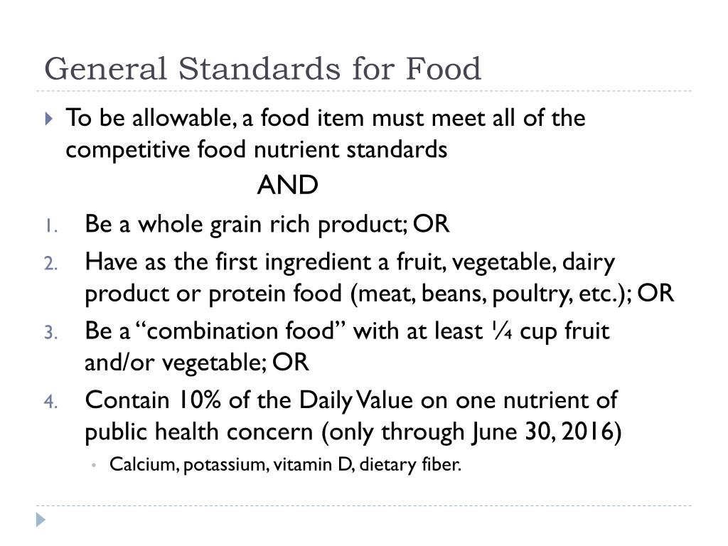PPT - Smart Snacks: All Foods Sold in Schools PowerPoint Presentation ...