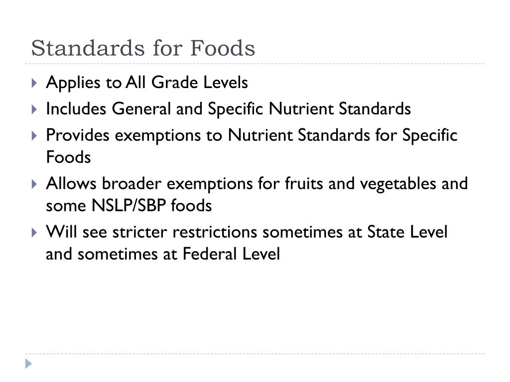 PPT - Smart Snacks: All Foods Sold in Schools PowerPoint Presentation ...