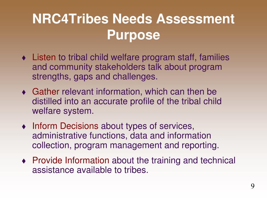 PPT - National Child Welfare Resource Center for Tribes Findings from a ...