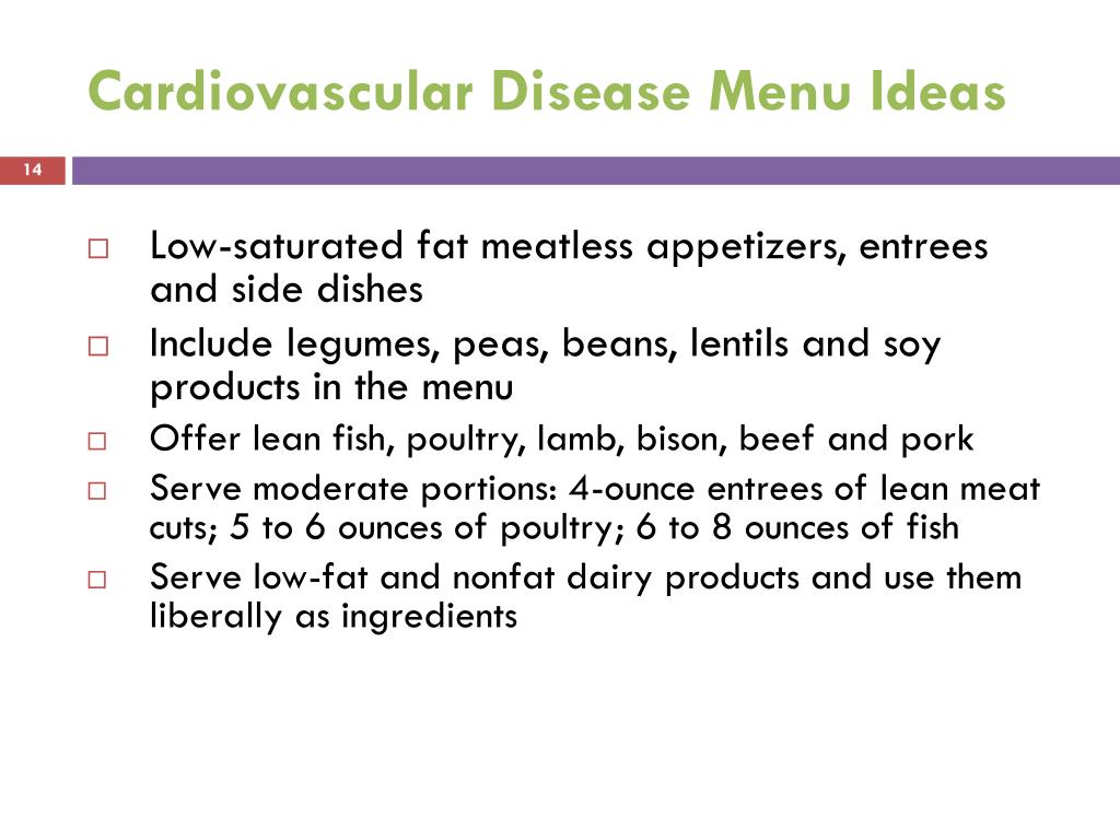 PPT - SERVING GUESTS WITH SPECIAL HEALTH NEEDS Obesity Cardiovascular ...