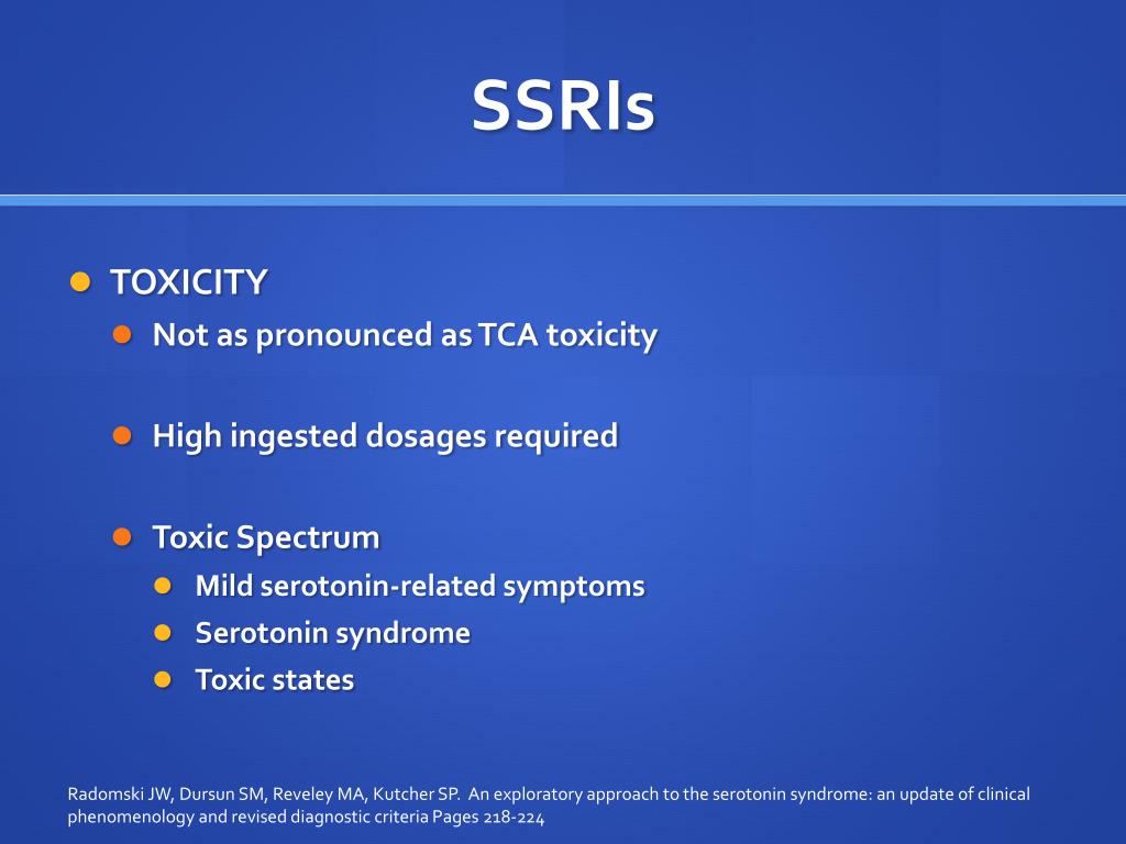 PPT - TOXICOLOGY: ANTIDEPRESSANTS & ANTIPSYCHOTICS PowerPoint ...