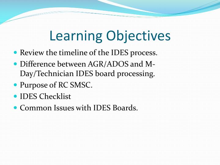 PPT - The Integrated Disability Evaluation System (IDES) PowerPoint ...
