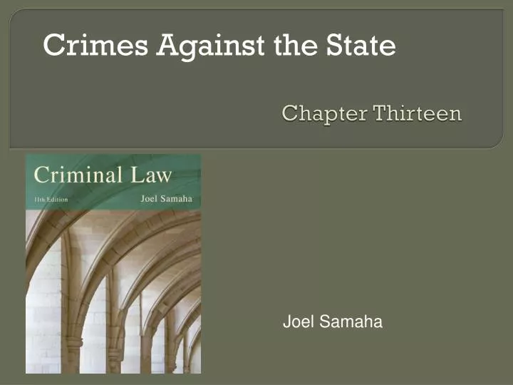 PPT - Chapter Thirteen PowerPoint Presentation, free download - ID:1602038