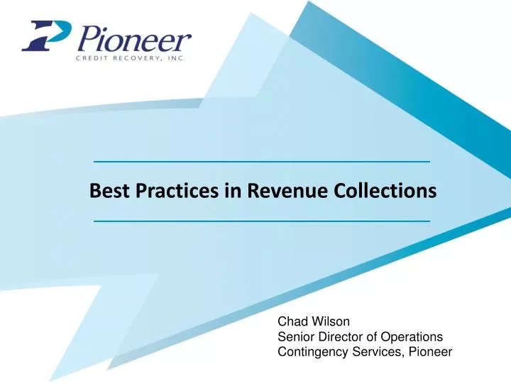 PPT - Best Practices in Revenue Collections PowerPoint Presentation ...