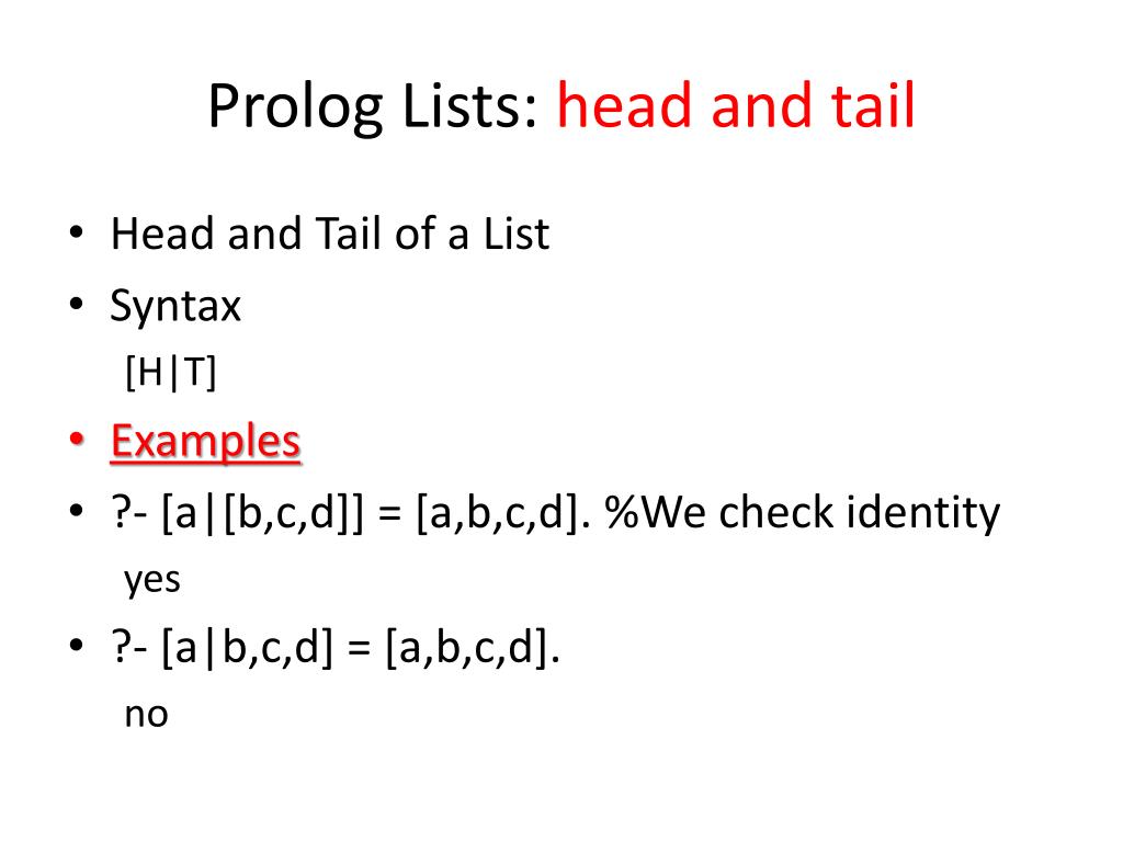 Ppt Artificial Intelligence Programming And Prolog Language Tutorial Powerpoint Presentation