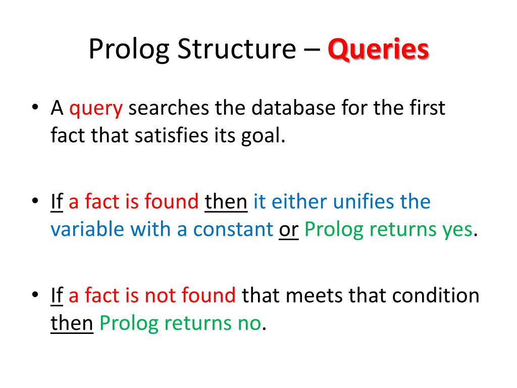 Ppt Artificial Intelligence Programming And Prolog Language Tutorial