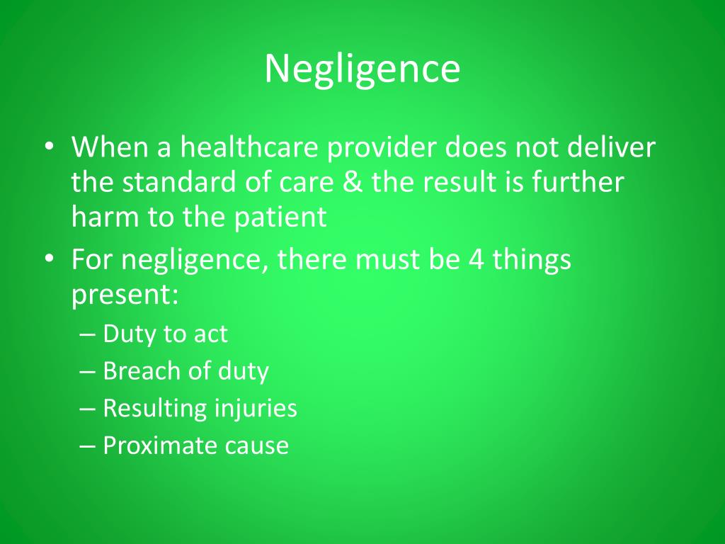 PPT - Legal, Ethical, & Standards of Care PowerPoint Presentation - ID ...