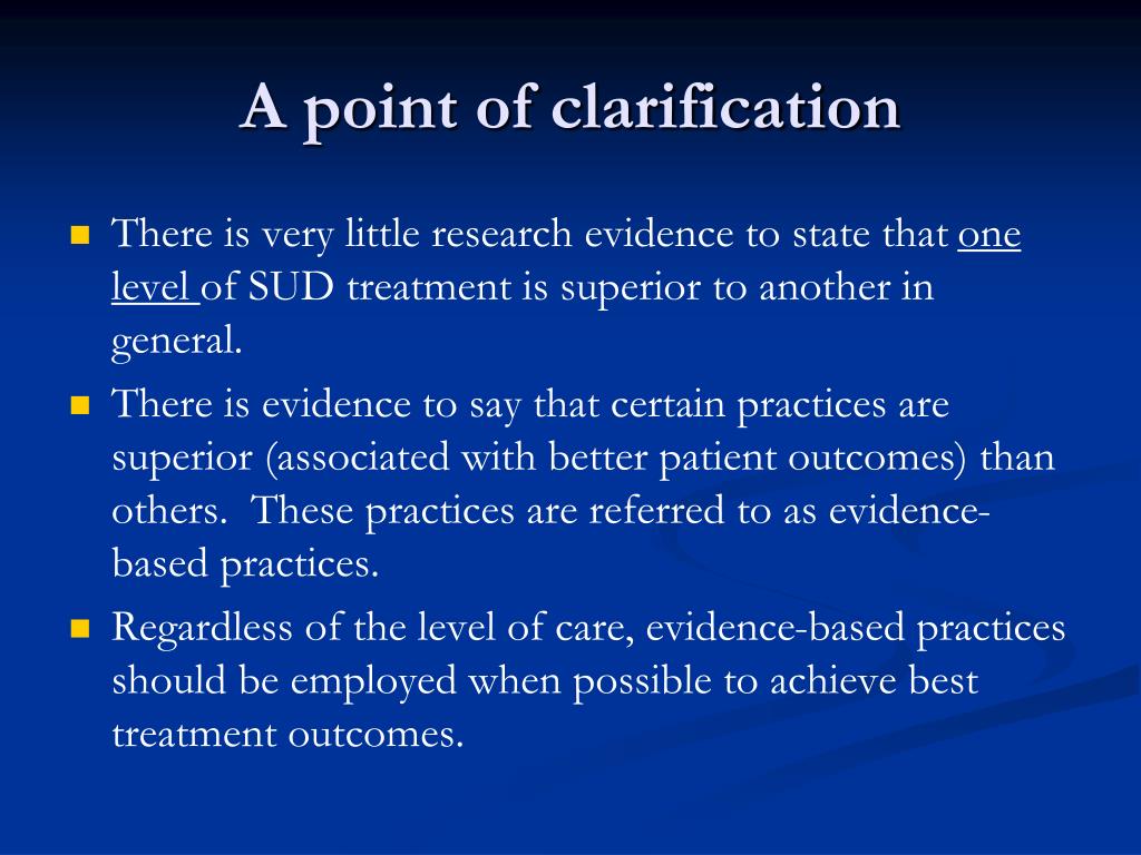 PPT - Best Practices & Effectiveness of Residential, Outpatient and ...