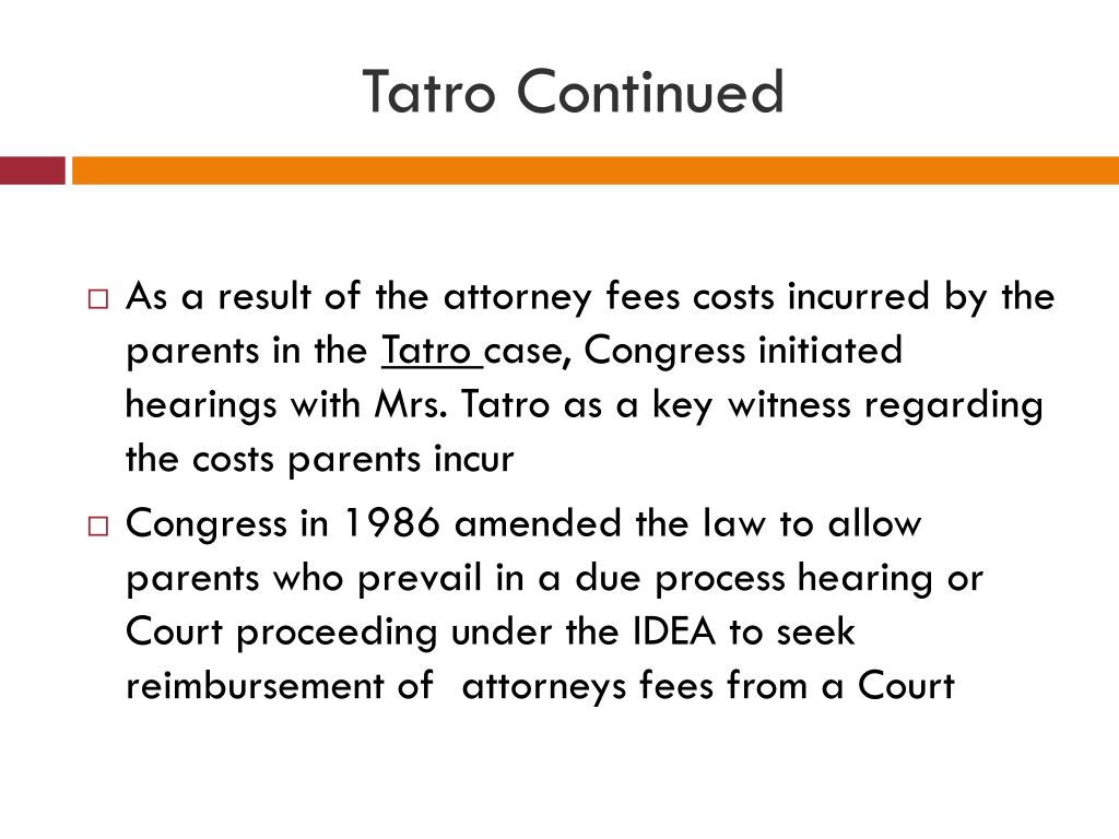 PPT - Ten Court Cases I’m Glad Parents and Students With Disabilities ...