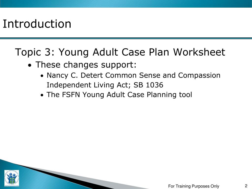 PPT - FSFN Independent Living (IL) Enhancements Topic 3: Young Adult ...