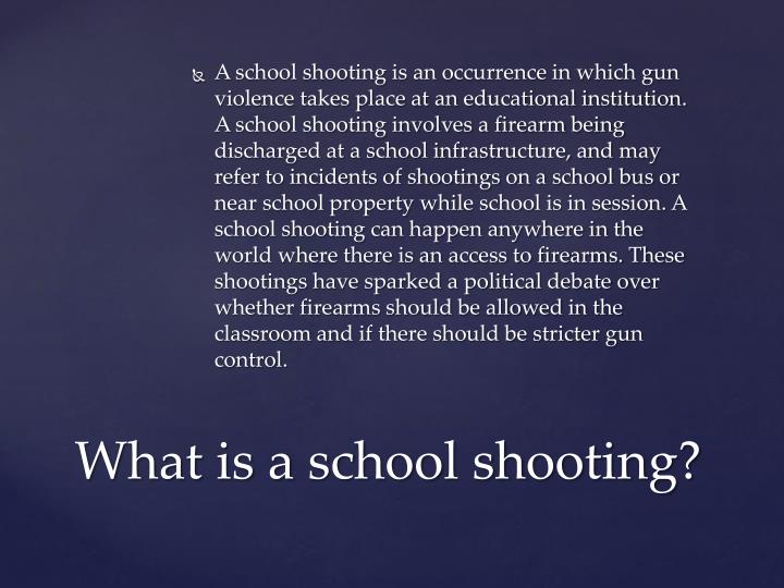PPT - School Shootings PowerPoint Presentation - ID:1603256