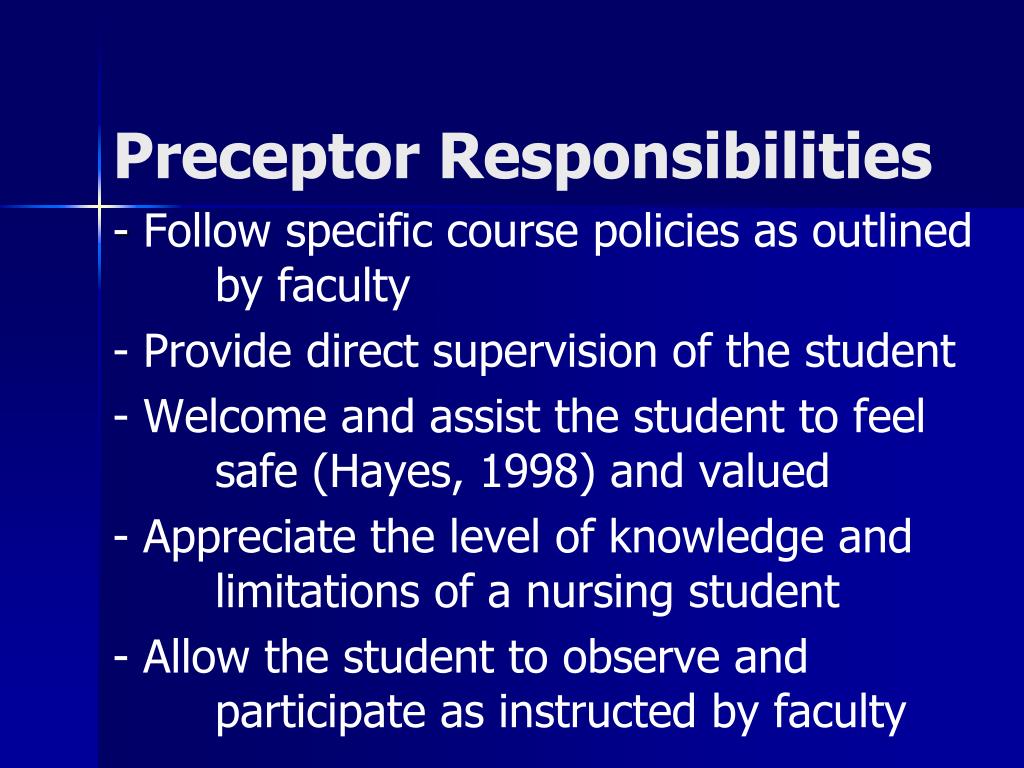PPT - Clinical Preceptorship: Shining the Light Toward the Future ...