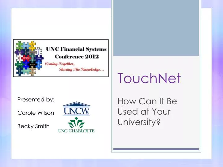 PPT - TouchNet PowerPoint Presentation, free download - ID:1603303