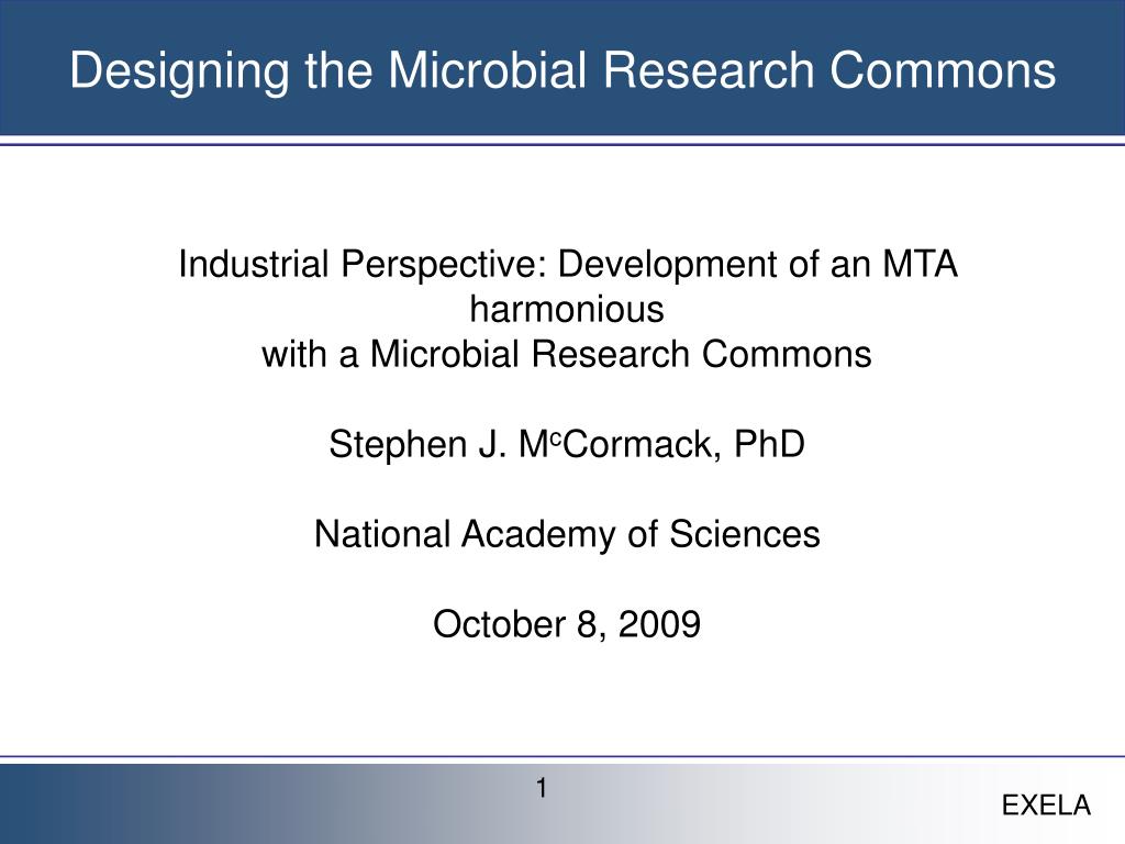 PPT - Designing the Microbial Research Commons PowerPoint Presentation ...