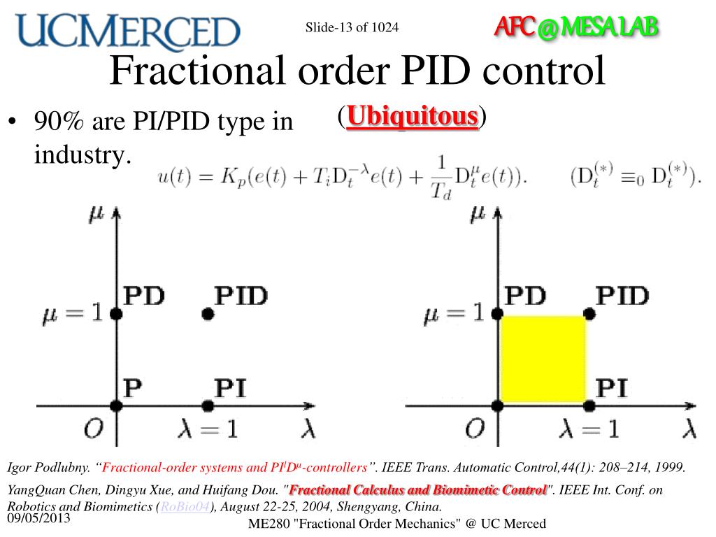 PPT - ME280: Fractional Order Mechanics General Motivations on ...