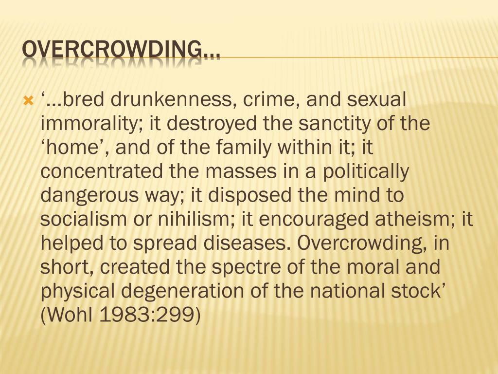 PPT - The long history and strange currency of overcrowding standards ...
