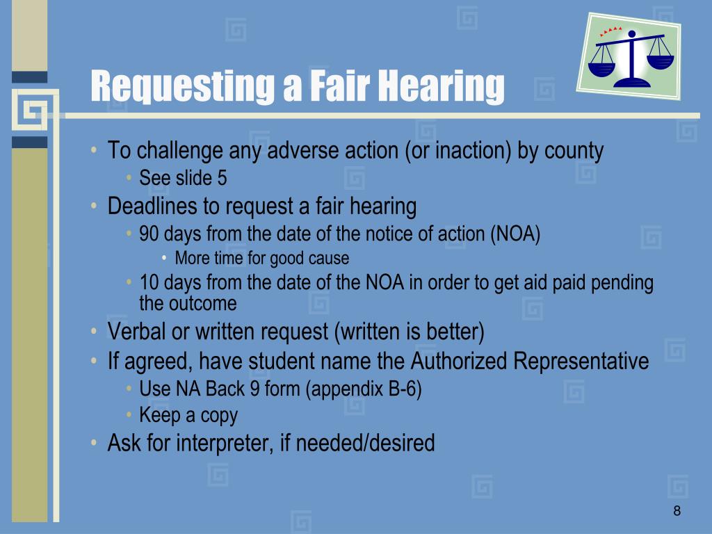 PPT - A dvocating for our Students: Administrative Advocacy and Fair ...