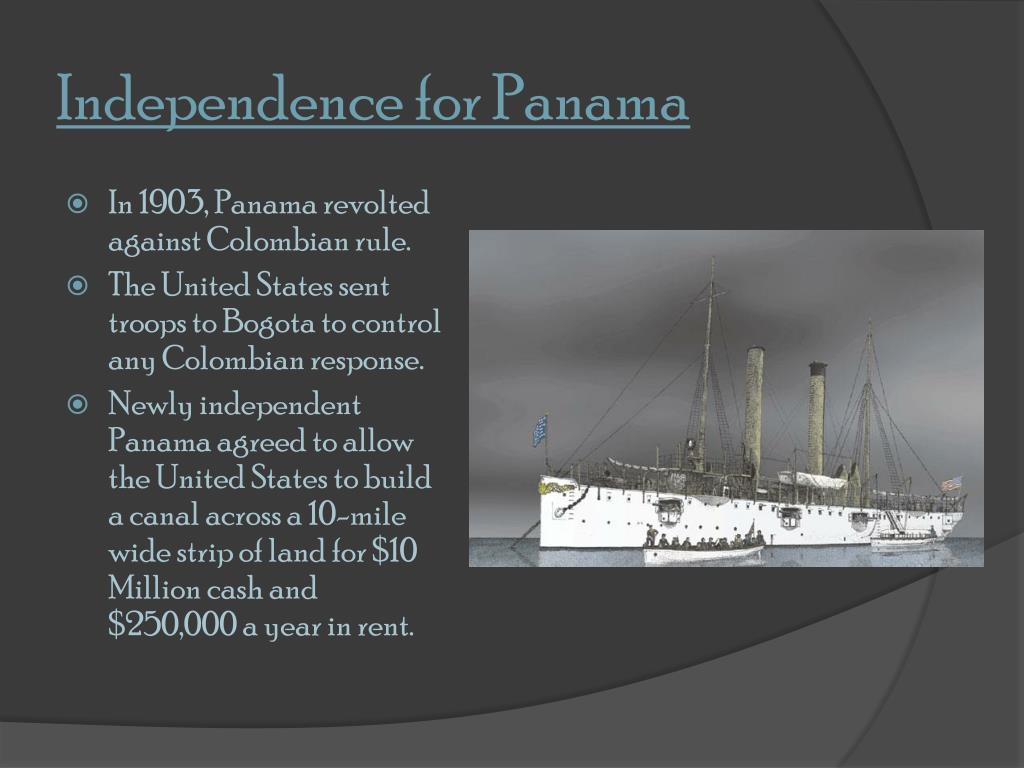 PPT - Building the Panama Canal: Theodore Roosevelt and American ...