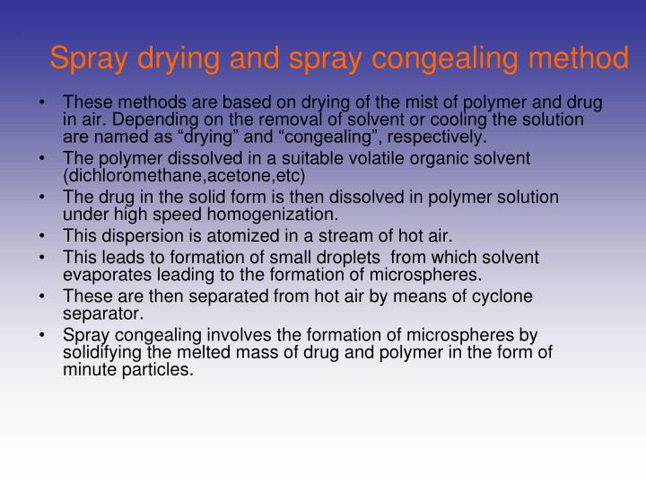 PPT - FORMULATION AND EVALUATION OF MICROSPHERES PowerPoint ...