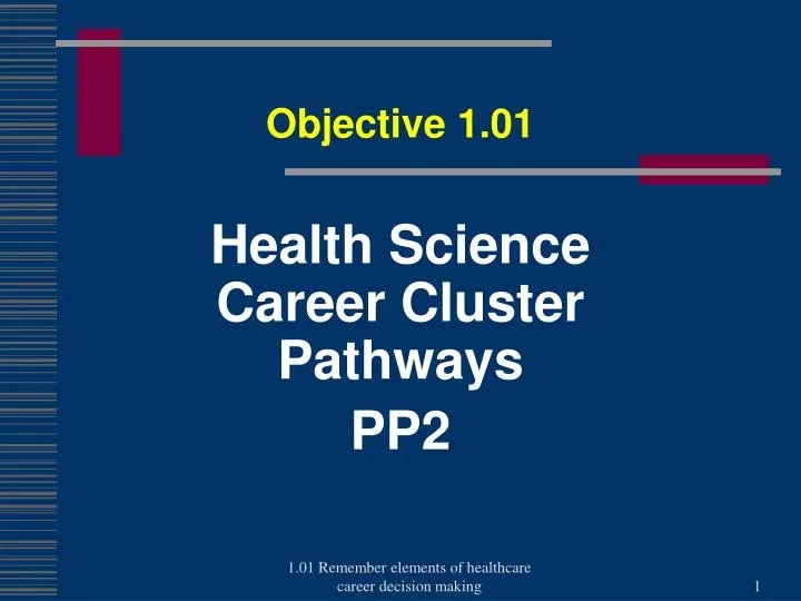 PPT - Health Science Career Cluster Pathways PP2 PowerPoint Presentation - ID:1604244