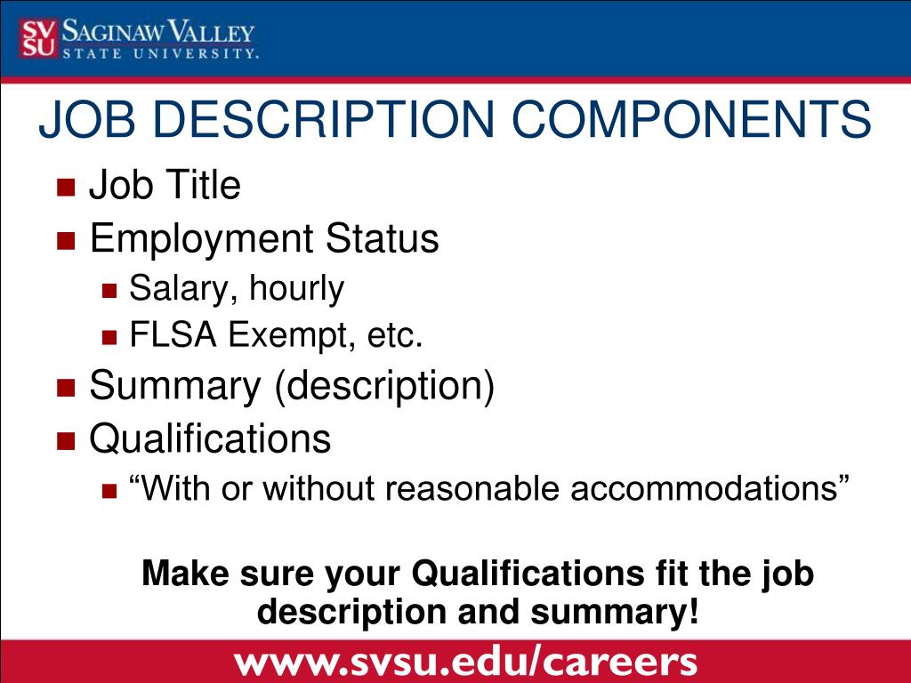 PPT - Workforce Planning: “Strategic” Job Descriptions Prepared for LS ...