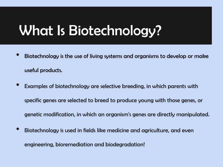 PPT - Biotechnology PowerPoint Presentation - ID:1604609