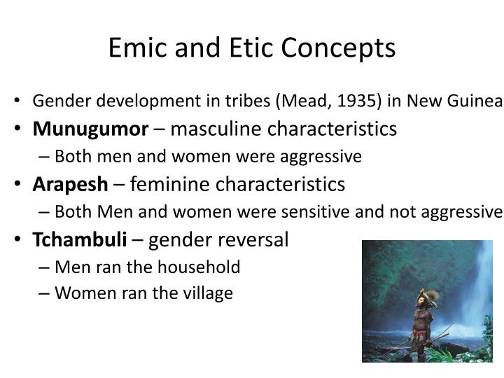 PPT - Learning Outcome: Explain, using examples, emic and etic concepts ...