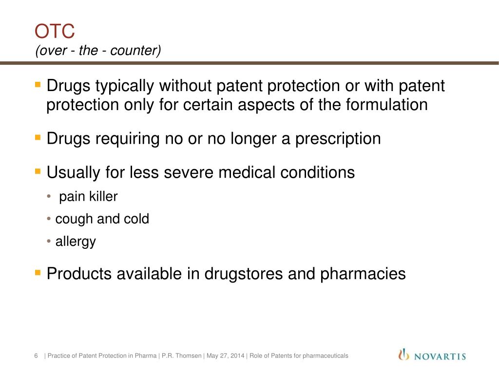 PPT - The Role of Patents in the Pharmaceutical Industry PowerPoint ...