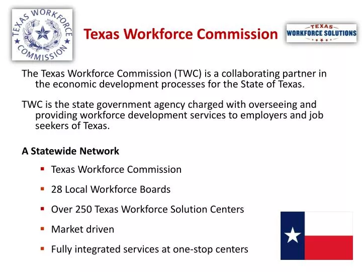 PPT - Texas Workforce Commission PowerPoint Presentation, free download ...