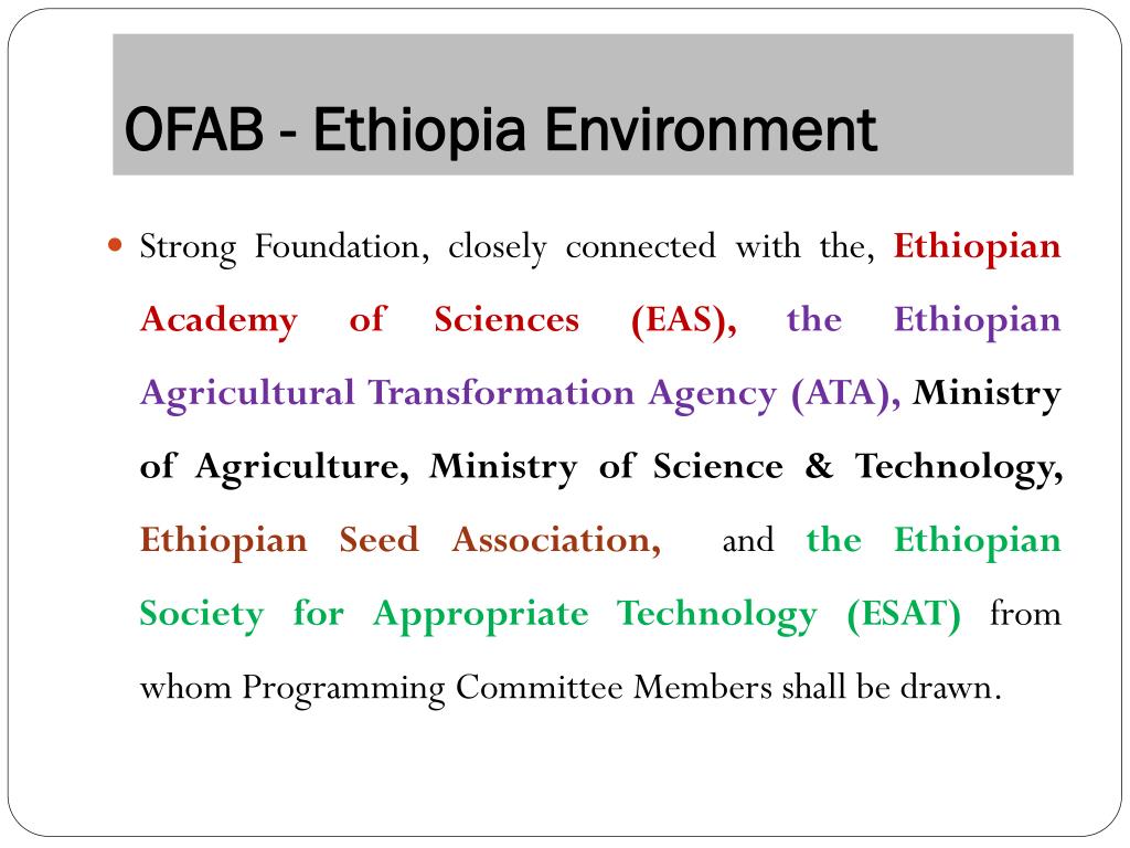 PPT - The 4 th OFAB Annual Review & Planning Meeting PowerPoint ...