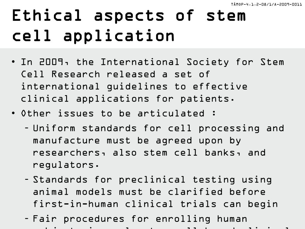 PPT - Ethical Challenges in Stem Cell Research and Therapy: European ...