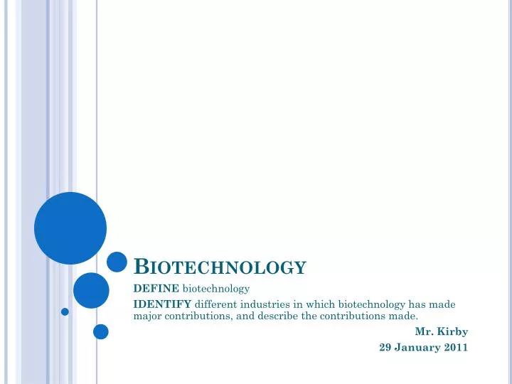 PPT - Biotechnology PowerPoint Presentation, free download - ID:1605359