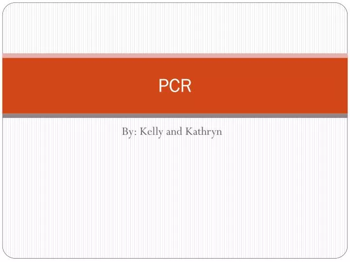 PPT - PCR PowerPoint Presentation, free download - ID:1605633