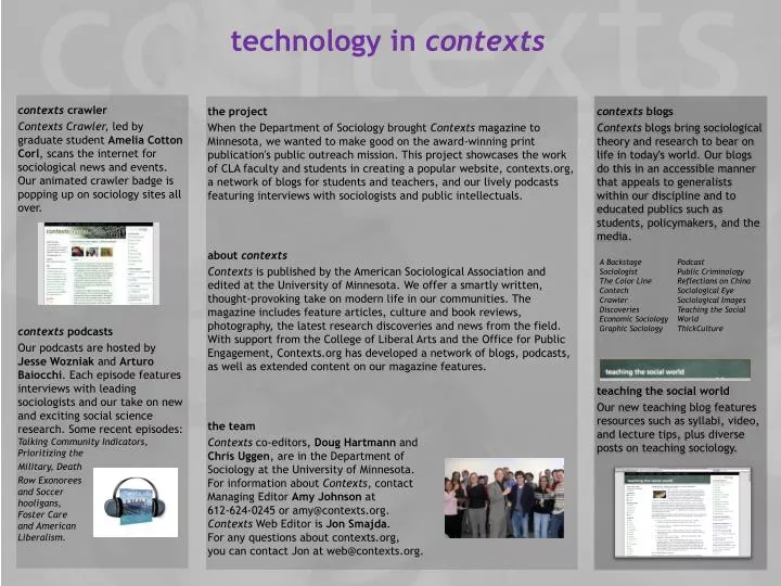 PPT - technology in contexts PowerPoint Presentation, free download ...