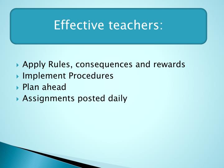 PPT - Effective Classroom Management Strategies PowerPoint Presentation ...