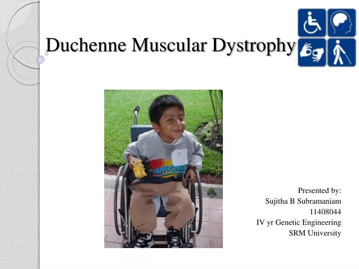 PPT - Duchenne Muscular Dystrophy PowerPoint Presentation, free ...