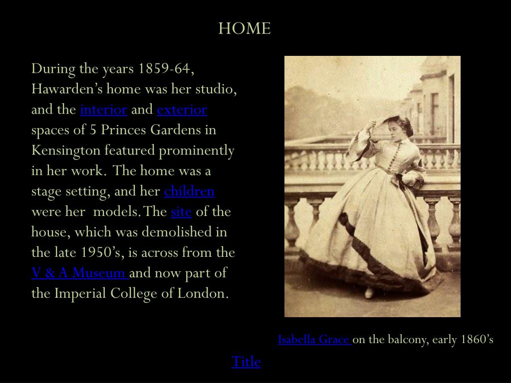 PPT - Lady Hawarden: Pioneering Female Photographer of the Victorian ...