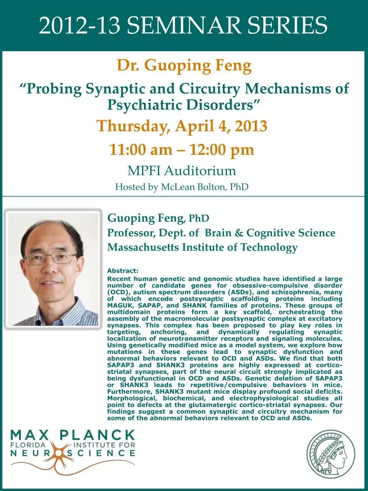 PPT - Dr. Guoping Feng PowerPoint Presentation, free download - ID:1606842